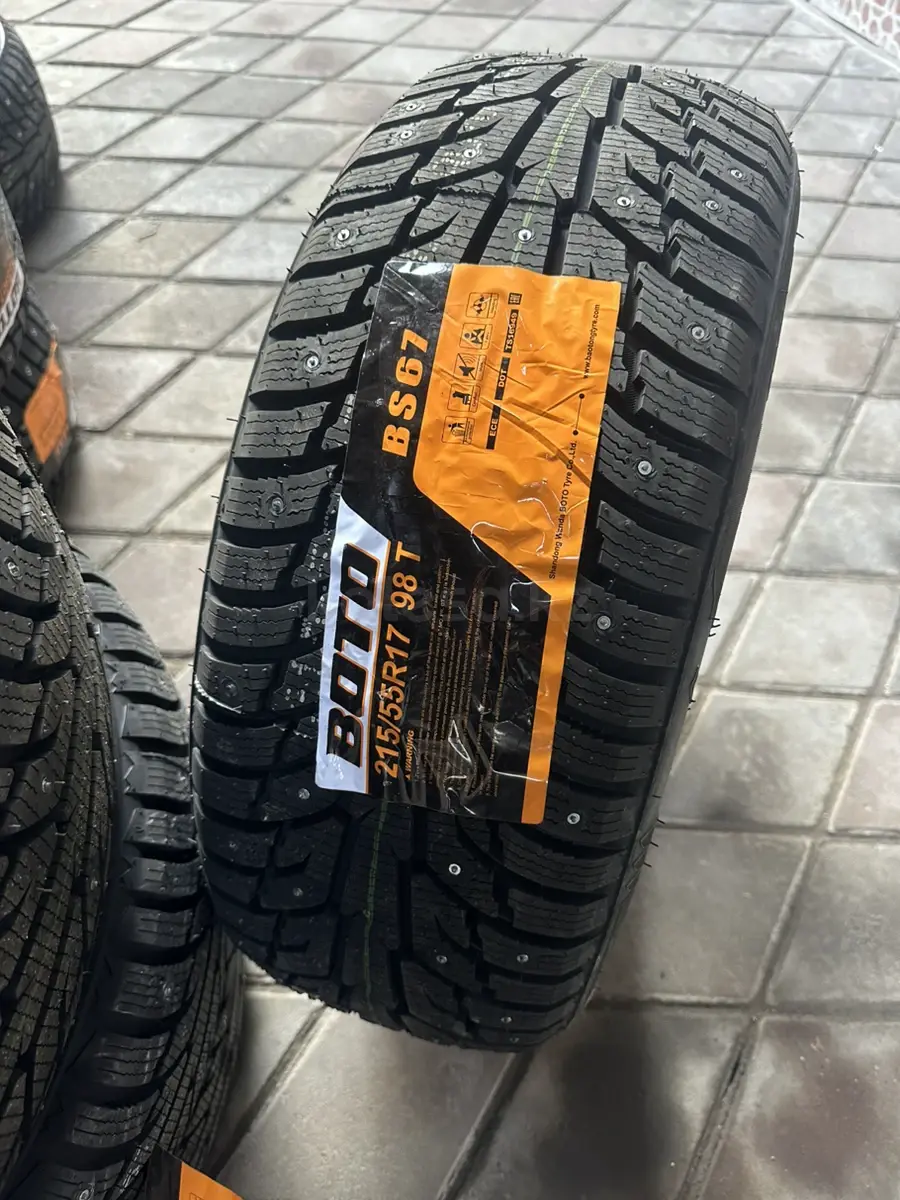 215-55r17 Boto BS67 шипы в Алматы — объявление №162752361: шины на Колёсах