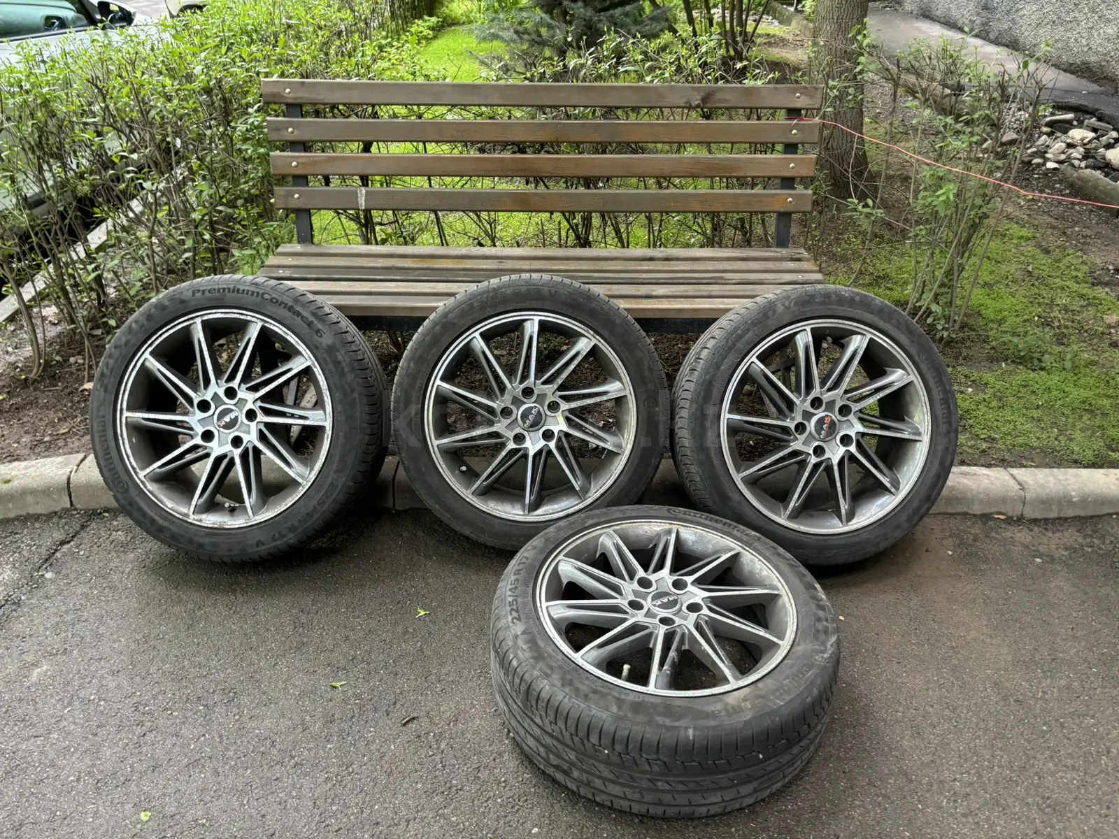 Диски 5х112 и шины Continental 225/45/17 Volkswagen в Алматы ...