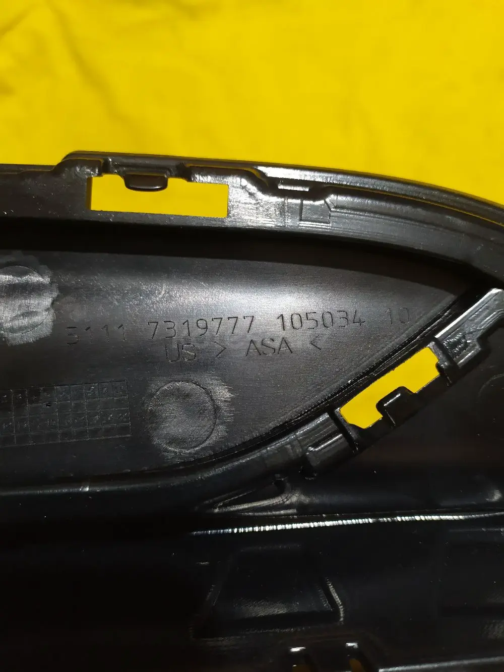 Решетка в бампер передняя боковая левая BMW X6F16 в Алматы - №156986857 ...