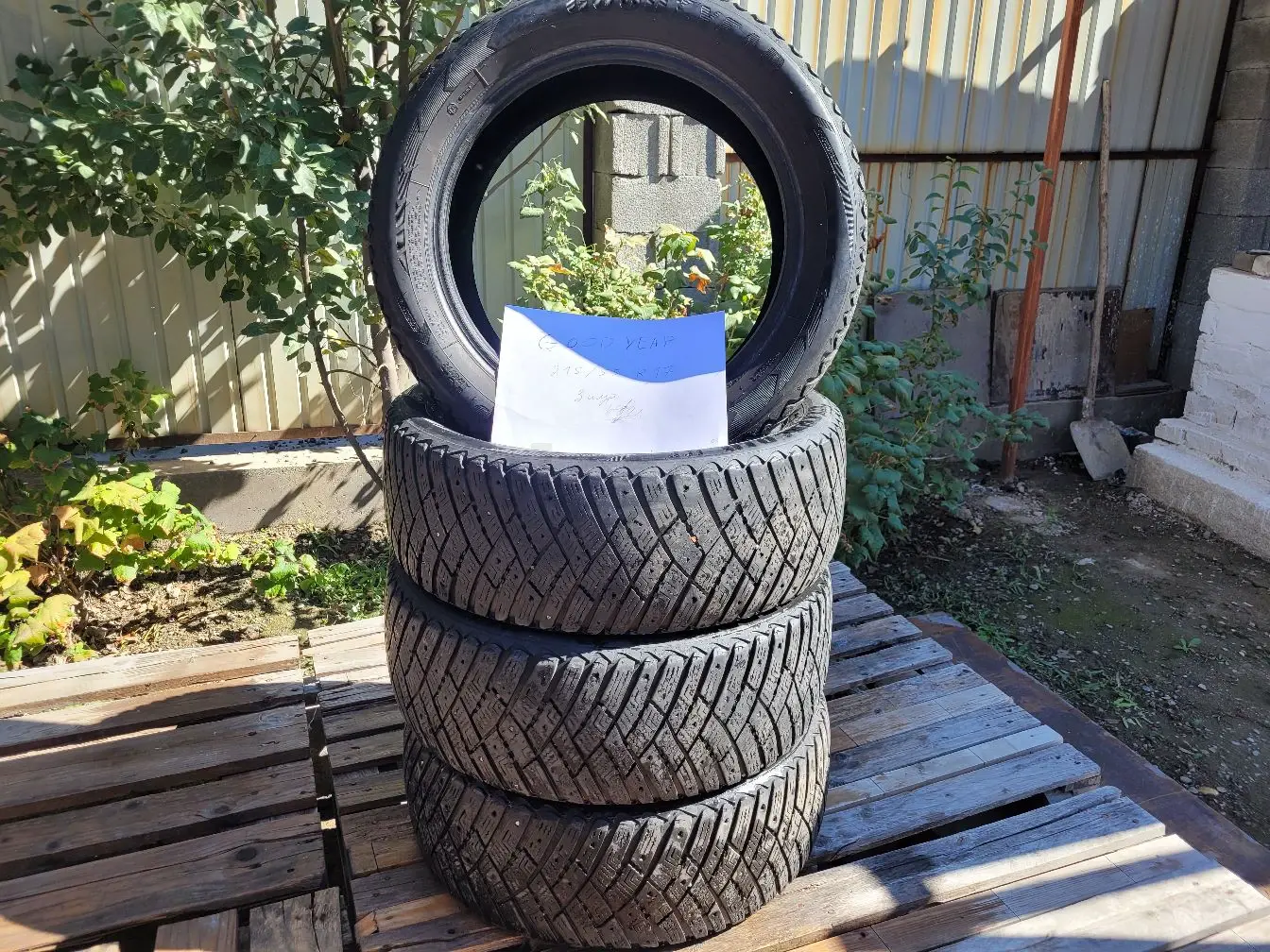 215/55/17 GOODYEAR в Алматы — объявление №162995951: шины на Колёсах