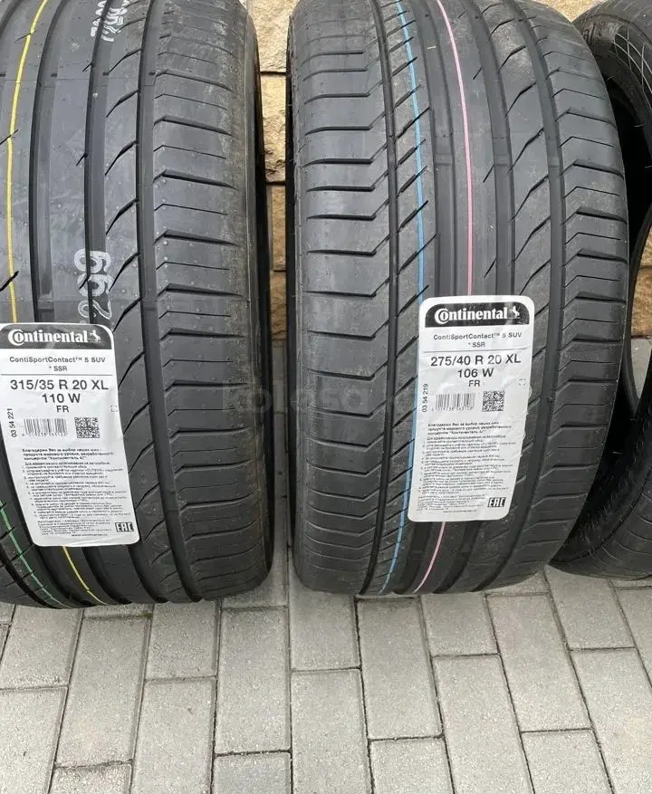 Continental ContiSportContact 5 SUV 275/40 R20 и 315/35 R20 110W в Алматы — объявление ...