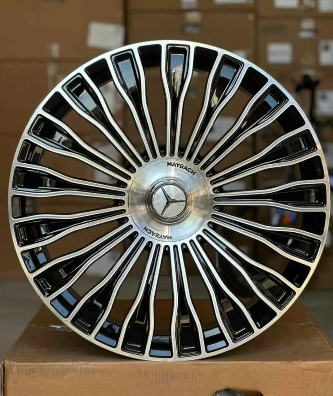 Оригинальные диски R20 AMG на Mercedes W 223 S-Classe, Мерседес W223, с ...